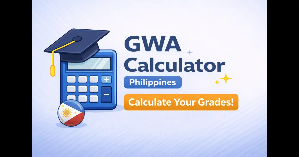 GWA Calculator Philippines – Free and Fast Calculation